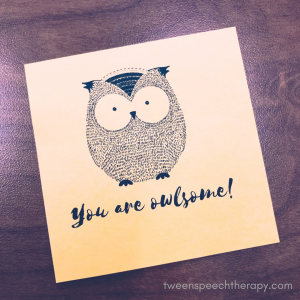 Print Your Own Sticky Notes for Speech Therapy - Tween Speech Therapy