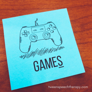 Print Your Own Sticky Notes for Speech Therapy - Tween Speech Therapy